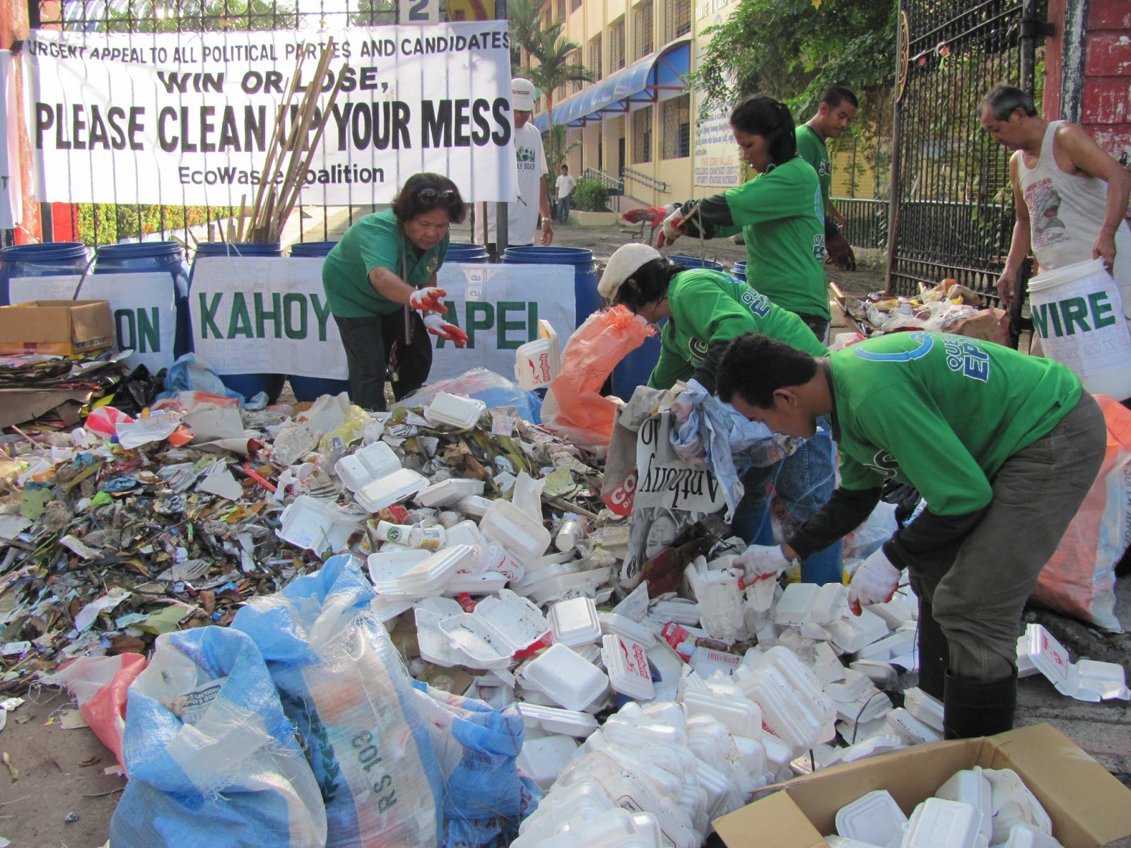 Eco-volunteers Hold Post-Election Clean-up, Urge Candidates to Follow ...