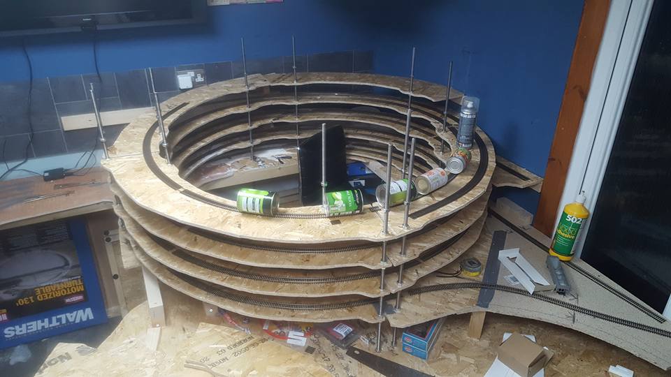 Lewis Lake Model Railroad: Helix Design and Building