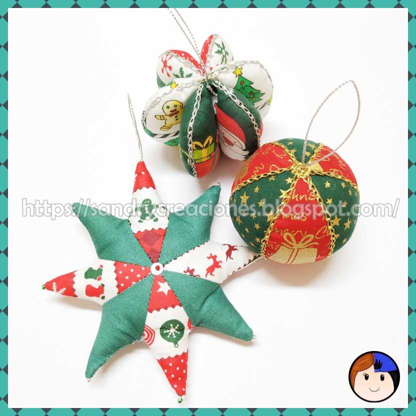 SanDryCreaciones: Adornos de Navidad en Patchwork