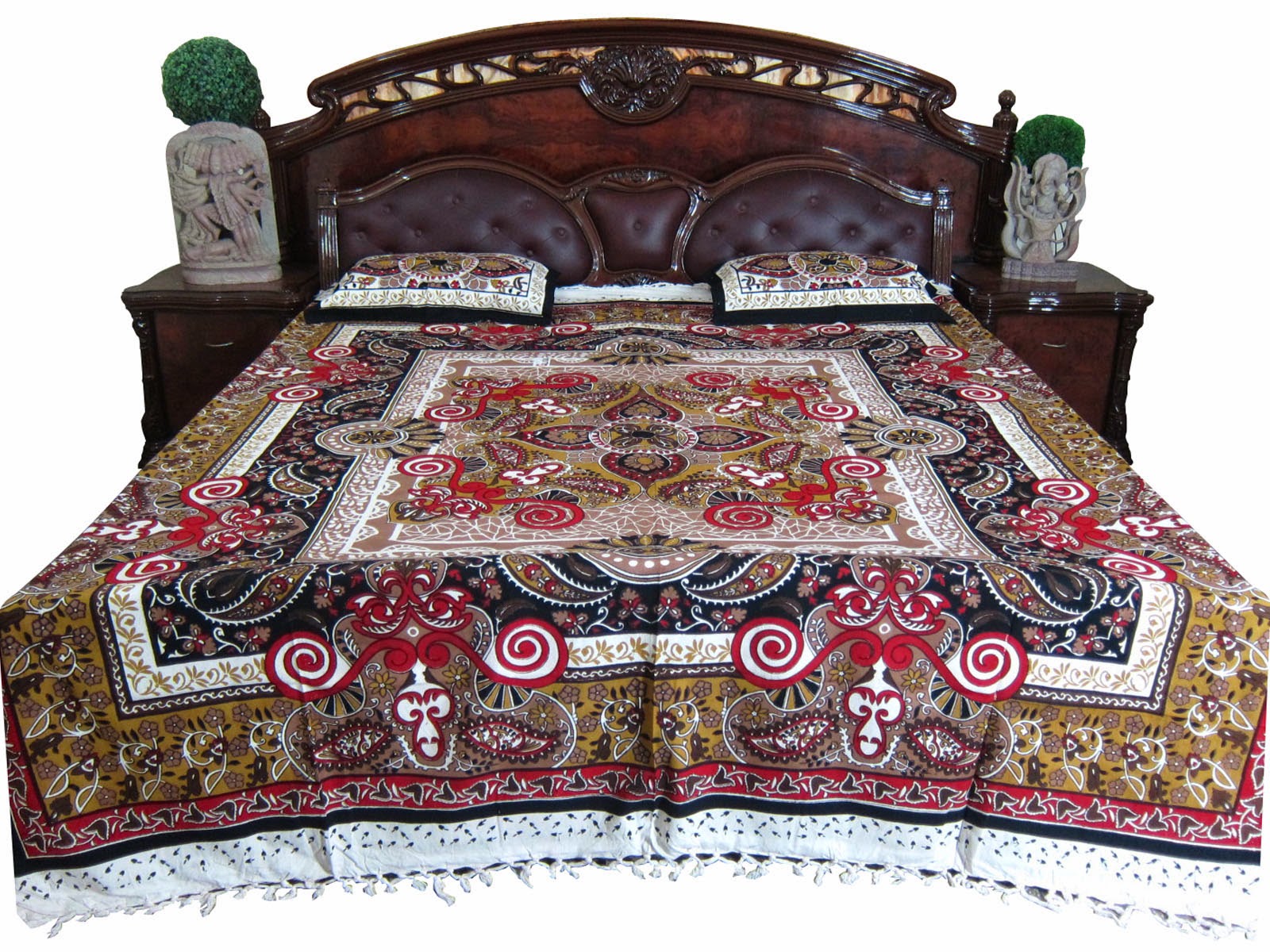 Indian Bedding Bedspread: Indian Style Bedding #bohorooms # ...