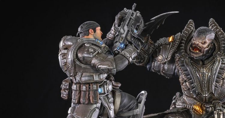 Gears of War - Marcus vs General RAAM HQS+ 1/5 (Tsume Art)