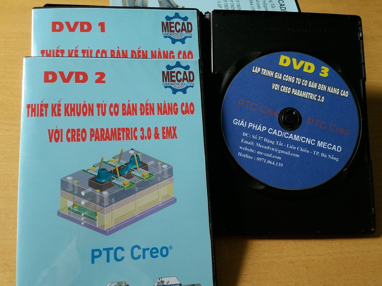 Trọn Bộ 3 DVD Học Creo Parametric| Tai Lieu Creo Hay Nhat | Tu hoc Creo