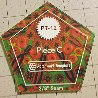 Gefilte Quilt: English Paper Pieced Table Topper