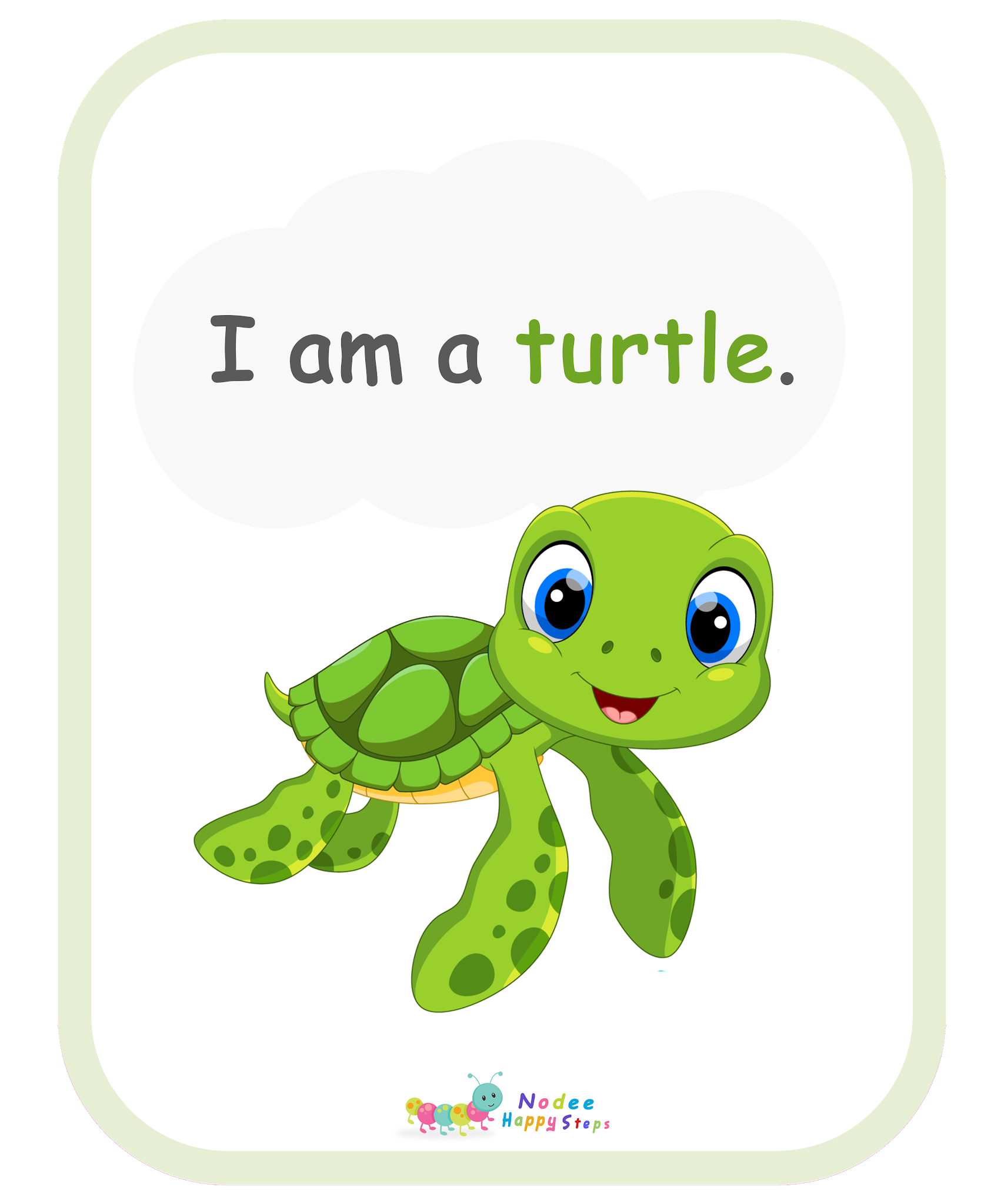 Guessing for Kids - Who am I? - I am a Turtle