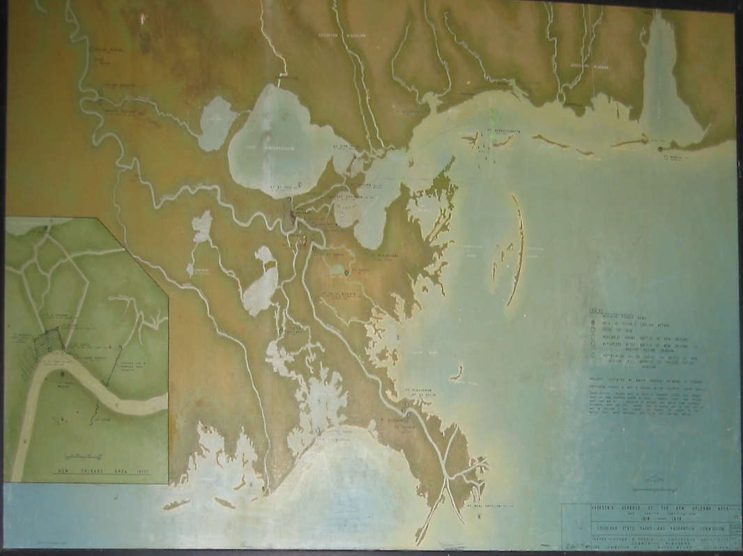 Detour Through History: Louisiana Map At Fort Pike