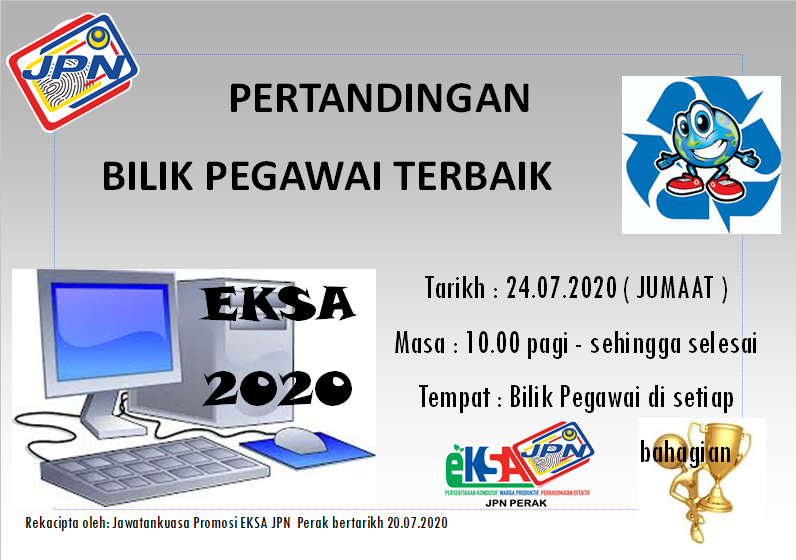 Pertandingan Bilik Pegawai Terbaik ~ EKSA JPN PERAK