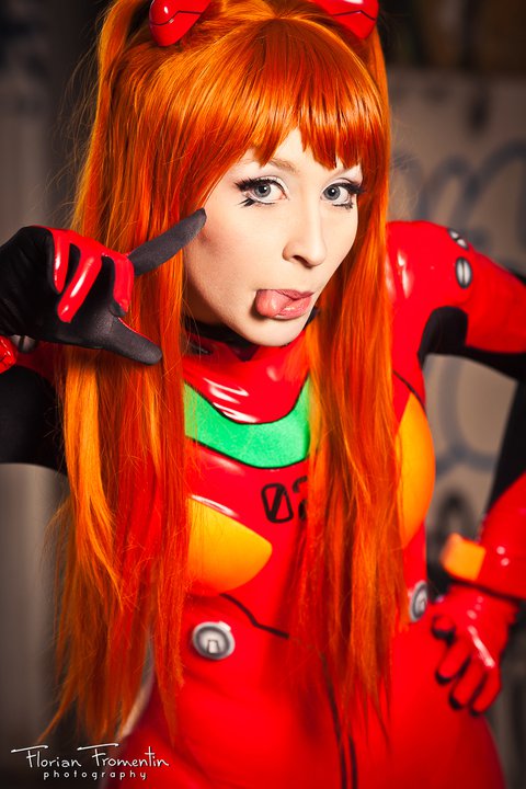 The Incredible Stuffs: Adorable Asuka cosplay from Neon Genesis Evangelion
