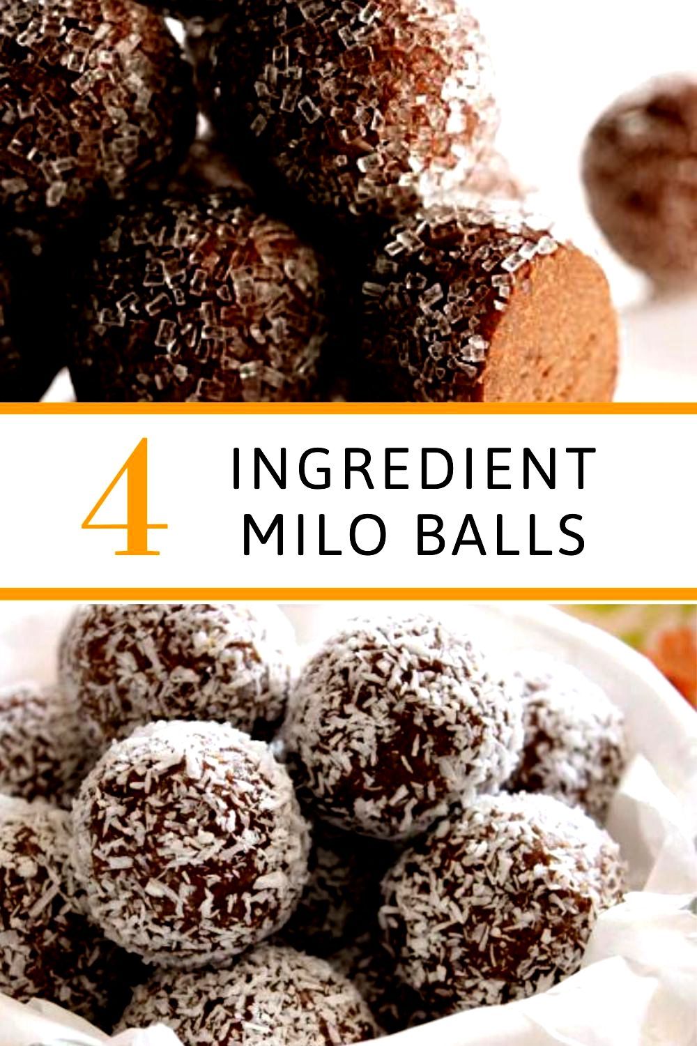 4 Ingredient Milo Balls | New Recipe 5