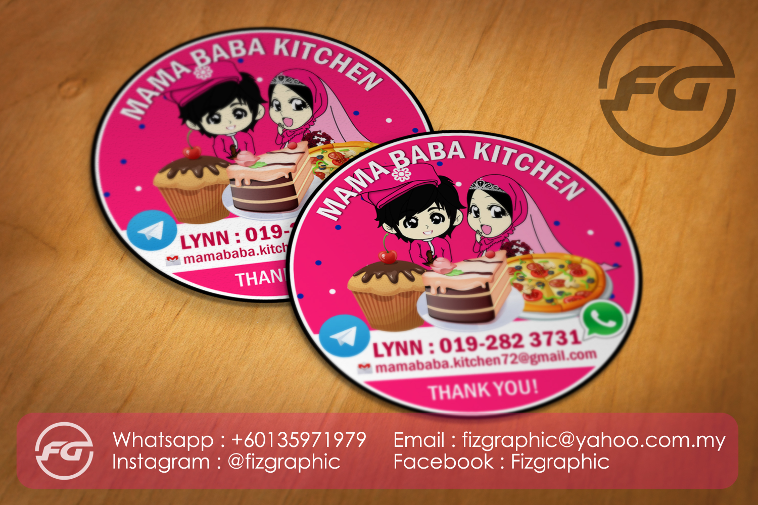 Fizgraphic: Design dan Printing Sticker #50