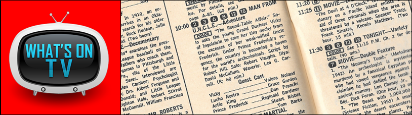 It's About TV: What's on TV? Friday, August 26, 1966