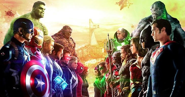 Seduced by the New...: Marvel/DC Fan Art Poster