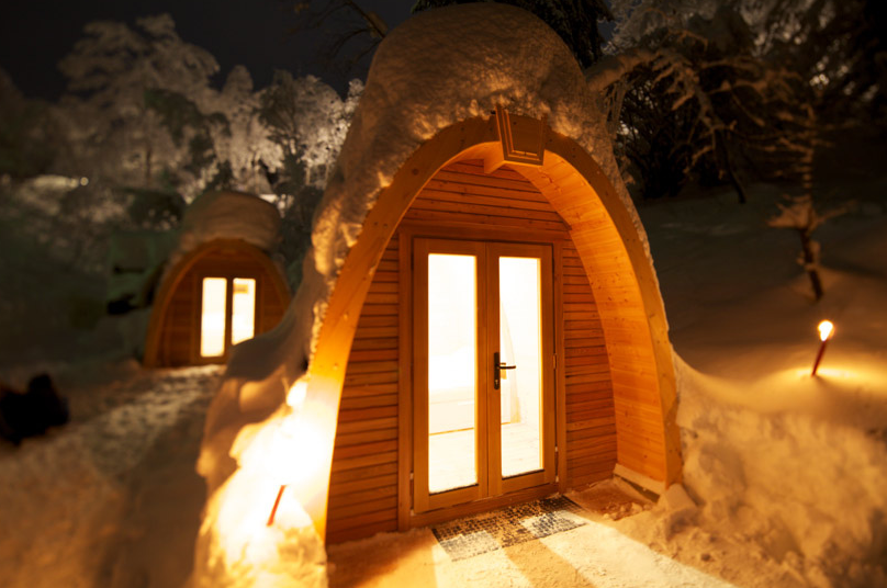 Coolest Cabins: Snow Pods