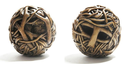 My Owl Barn: Susan Wraight - Miniature Carvings