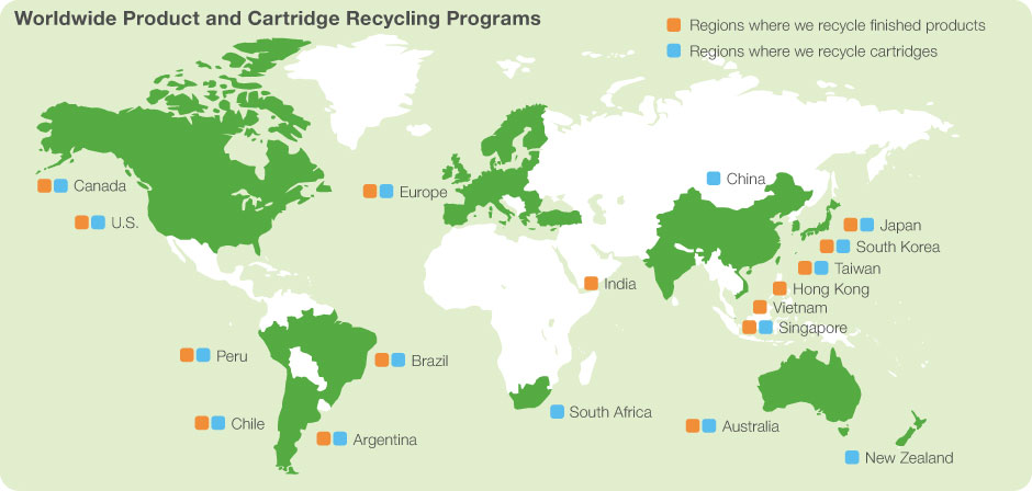 Color Labels On Demand: Vendor Recycling Efforts