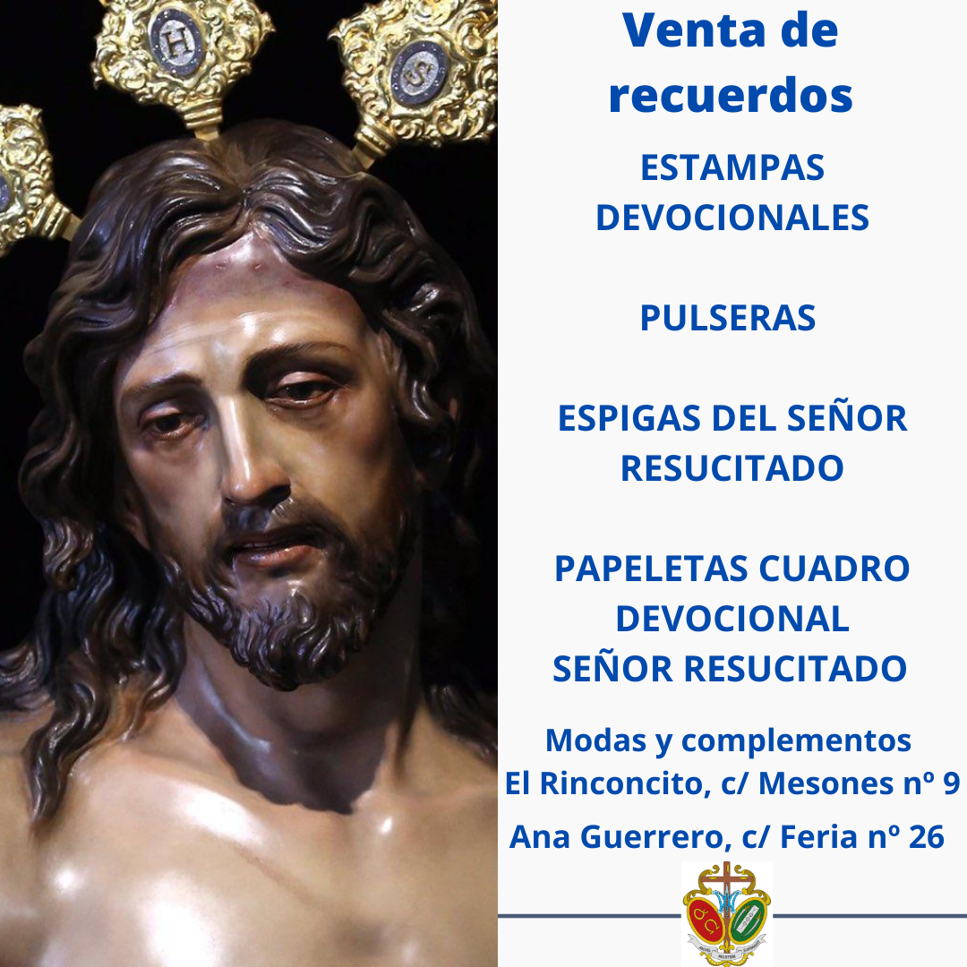 A. Parroquial La Resurrección: VENTA DE RECUERDOS SEÑOR RESUCITADO