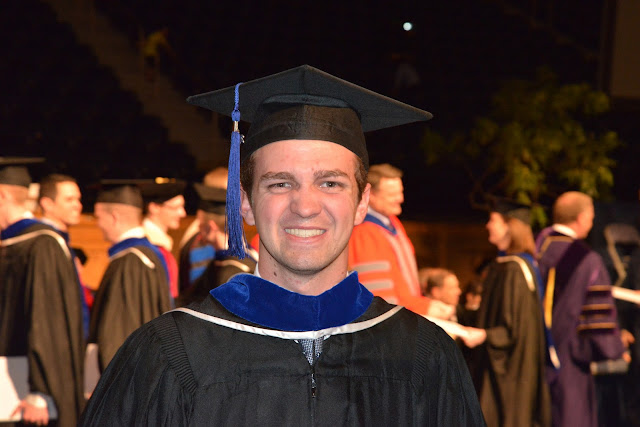 Aaron and Caroline: Aaron graduated from BYU!