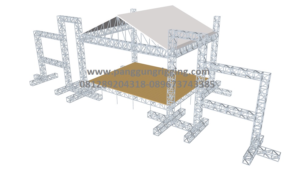 PANGGUNG RIGGING 8m x 10m | JASA PEMBUATAN TENDA PESTA - PANGGUNG RIGGING