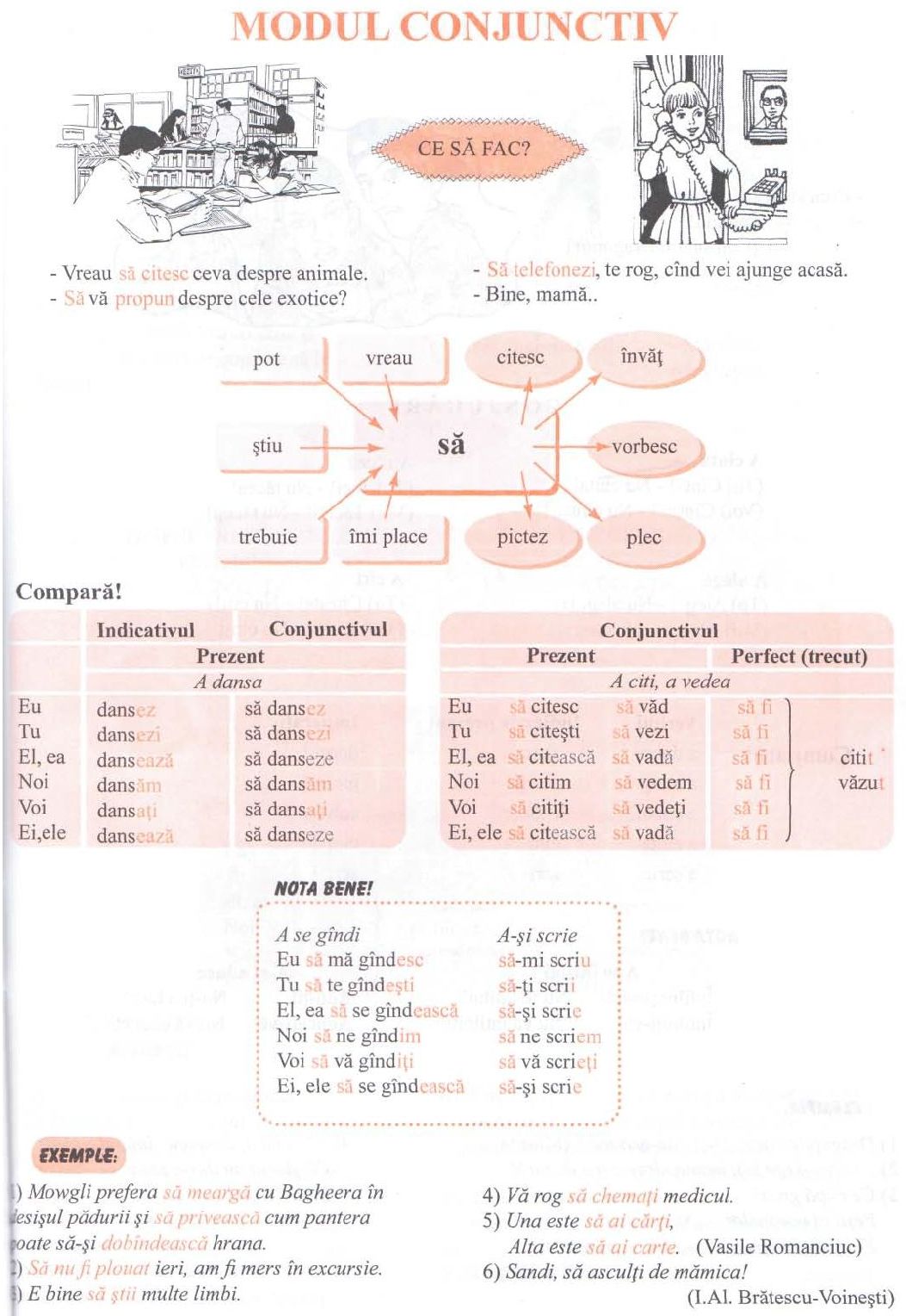 Învață limba română: Modul Conjunctiv