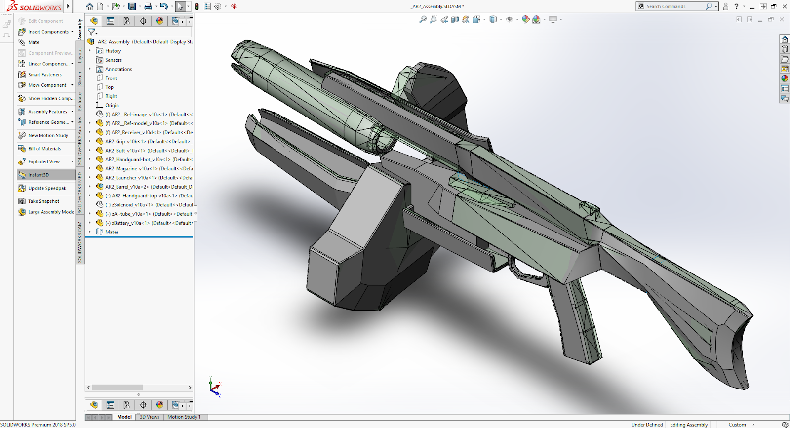 ANTALIFE's BLOG: PROJECT: Half-Life 2 AR2, Update #1 - Info & Model