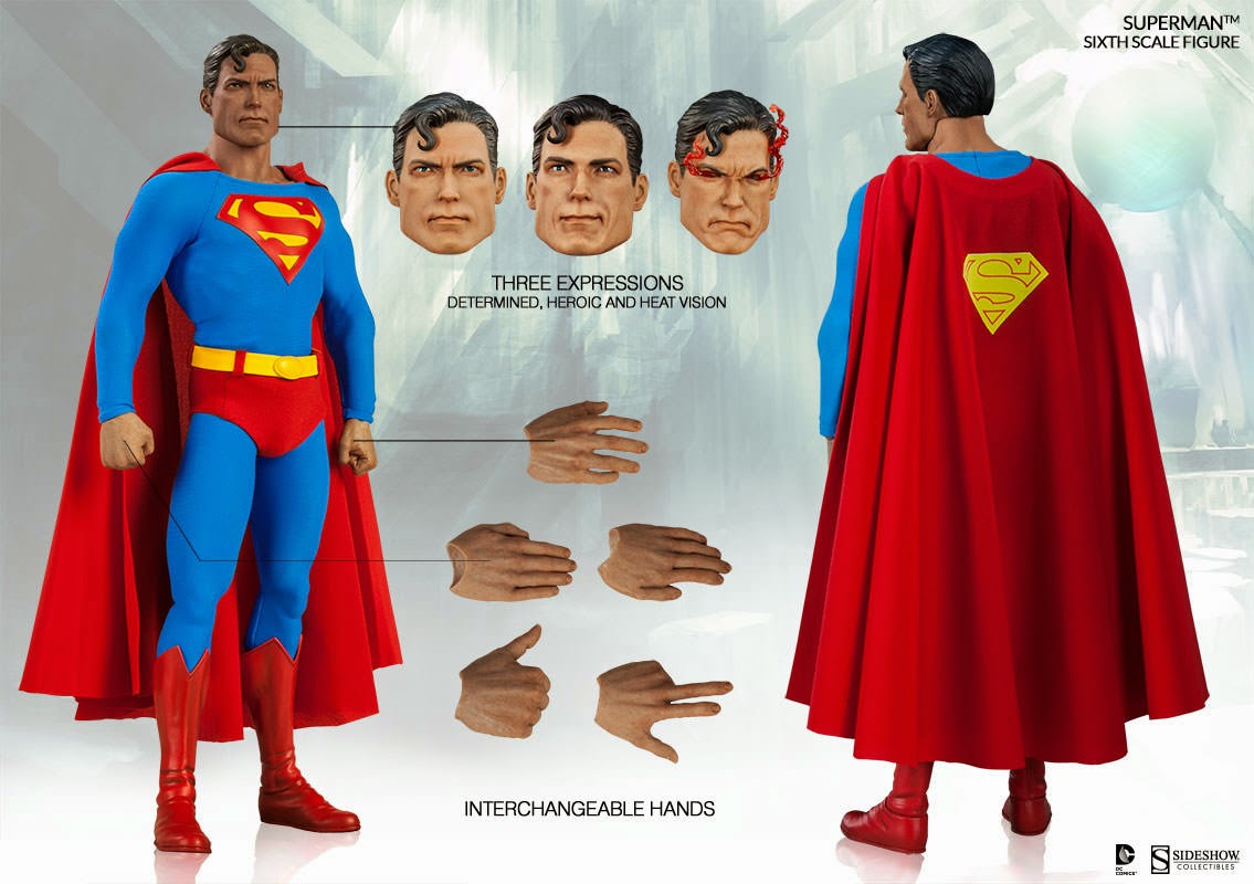 Más imágenes e información de la figura 'Superman Sixth Scale' ~ Mundo ...