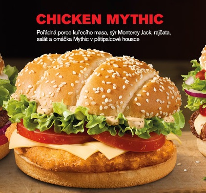 kavoniho žrádlo: Chicken Mythic, McDonald's