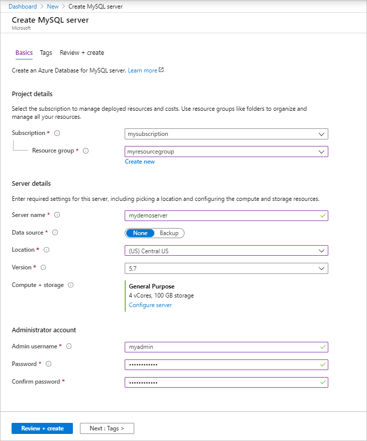 Azure Cloud Database