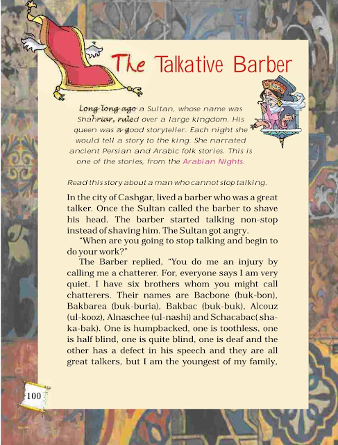 The Talkative Barber | NCERT | Class 5 | English | Chapter 12