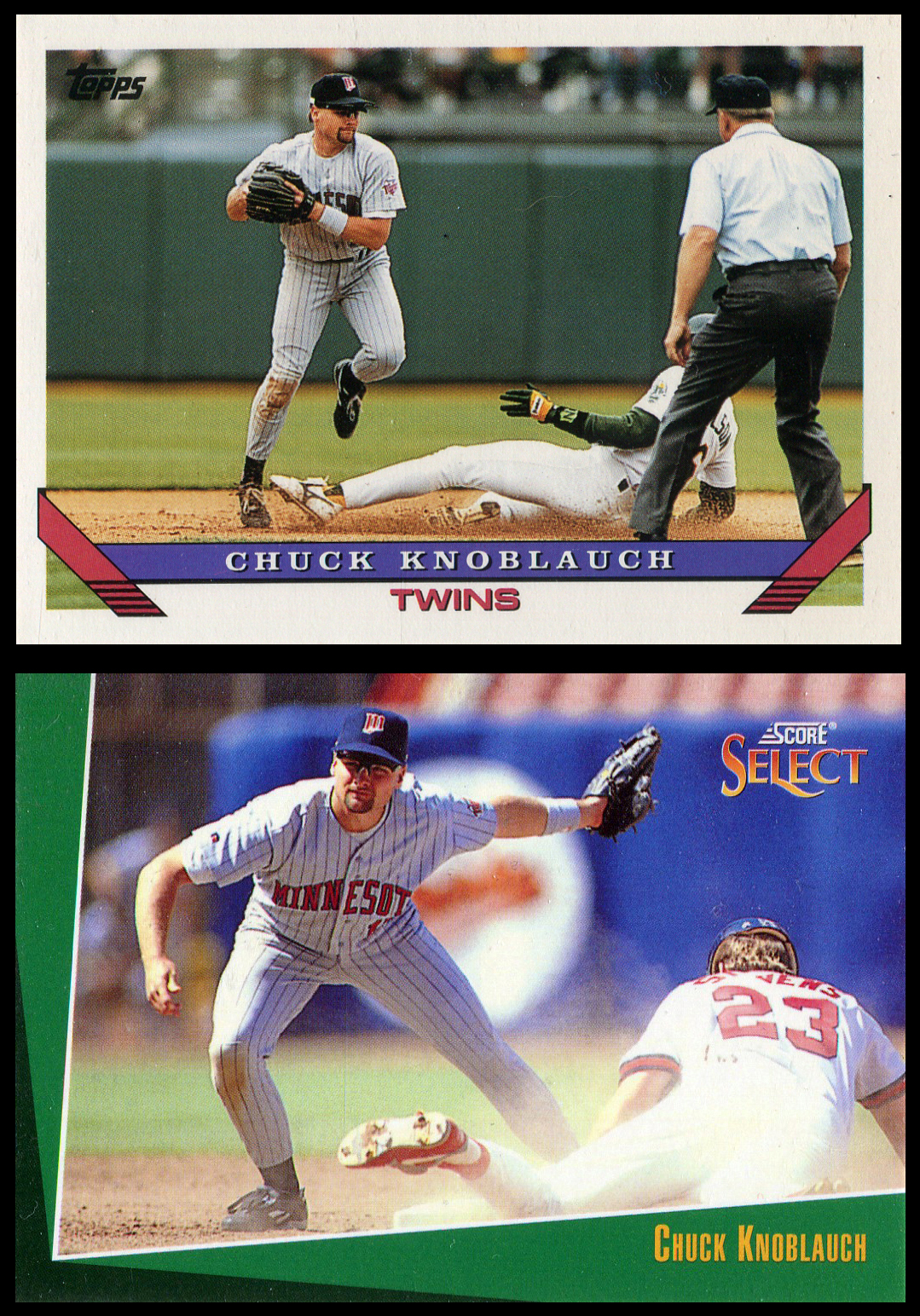 Junk Wax Prospector - Chuck Knoblauch - Minnesota Twins