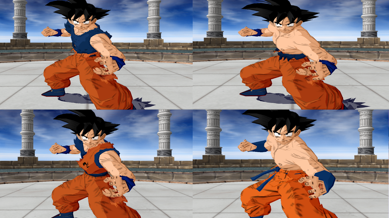 Slideer Mods BT3: Pack 1 - Goku