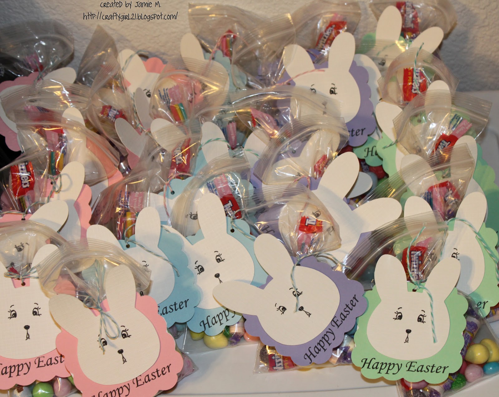 Crafty Girl 21!: Bunny Poop Candy Bags