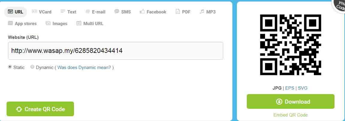Cara Membuat Link Wa di Ig Menuju Chat Langsung - Manyasah Ilmu