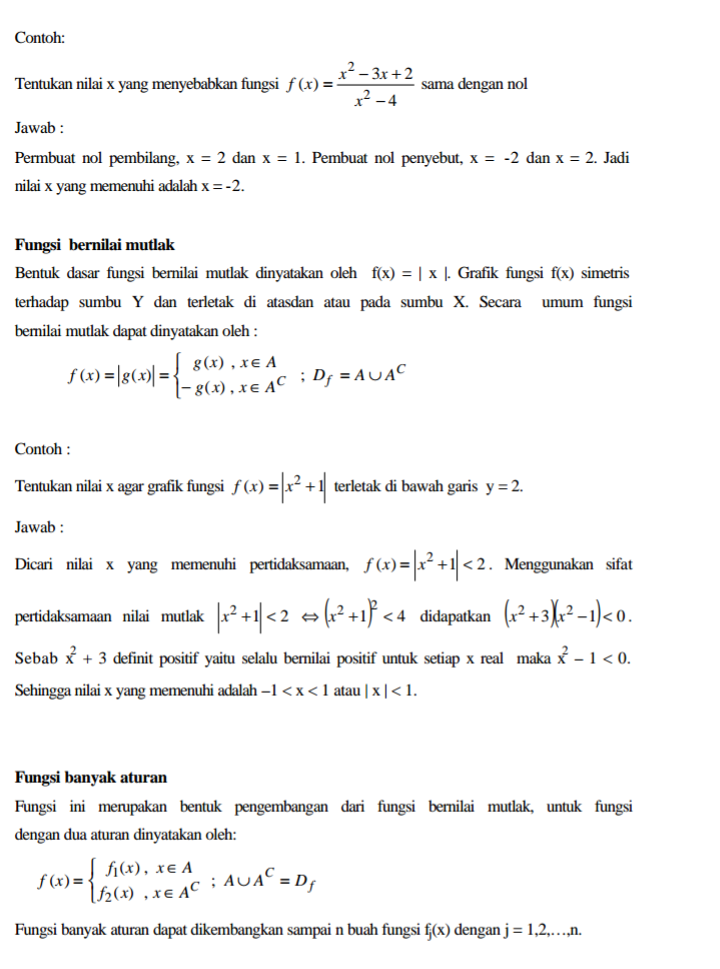Materi Kalkulus 2 : Fungsi dan Grafik - Inovstudy Situs Belajar Online