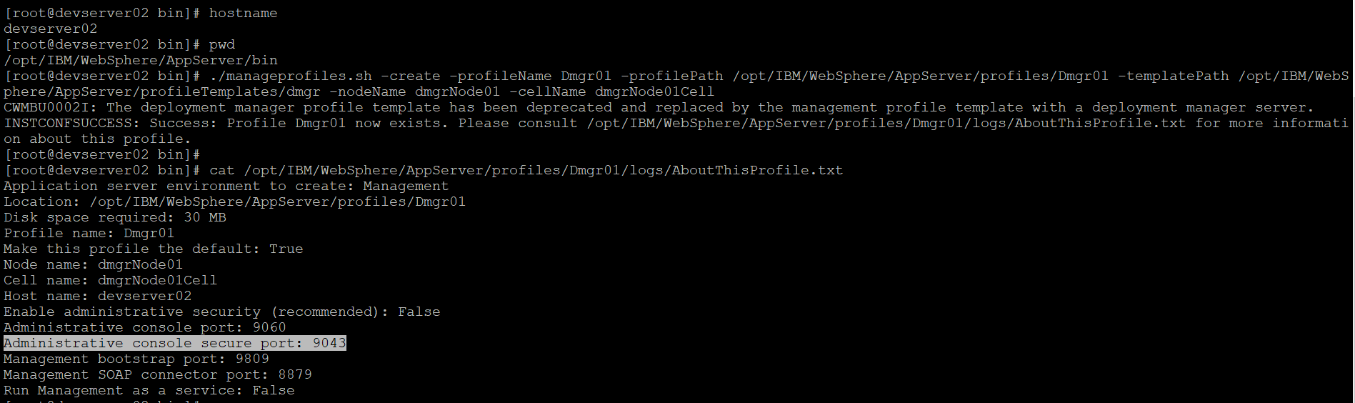 Creating DMGR & Two Managed Profile $ Federating Nodes To DMGR