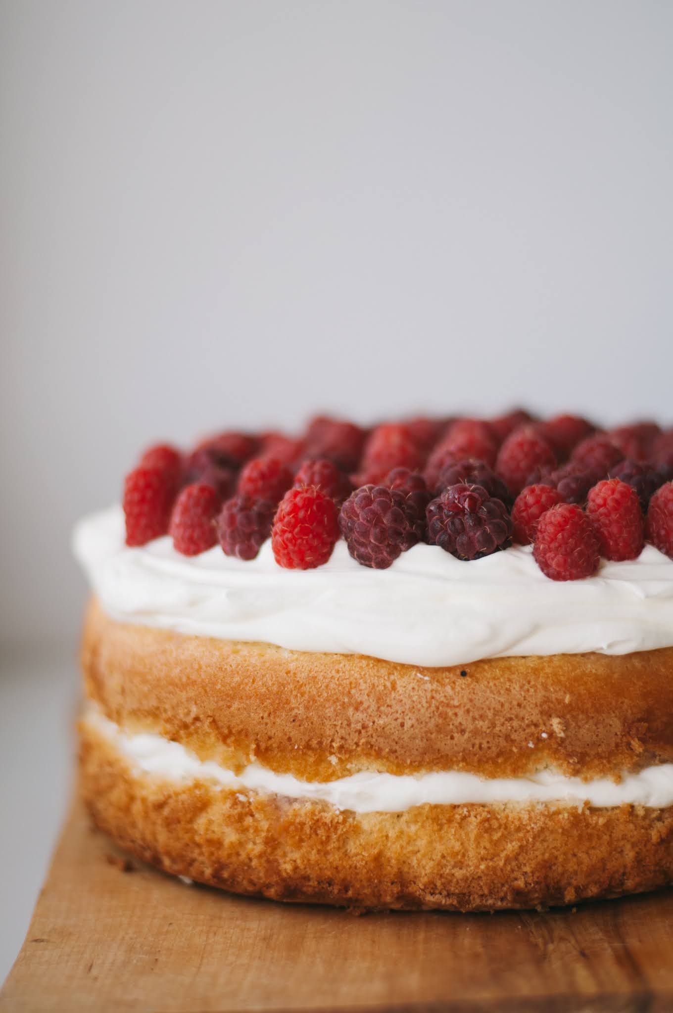 Raspberry Tea Cake | Changing Lanes