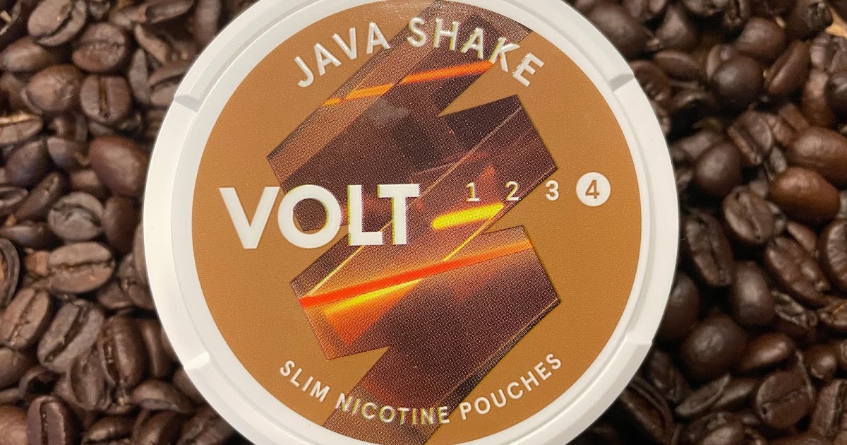Volt Java Shake S4 (Nicotine Pouches) - Review. 3 June 2021.