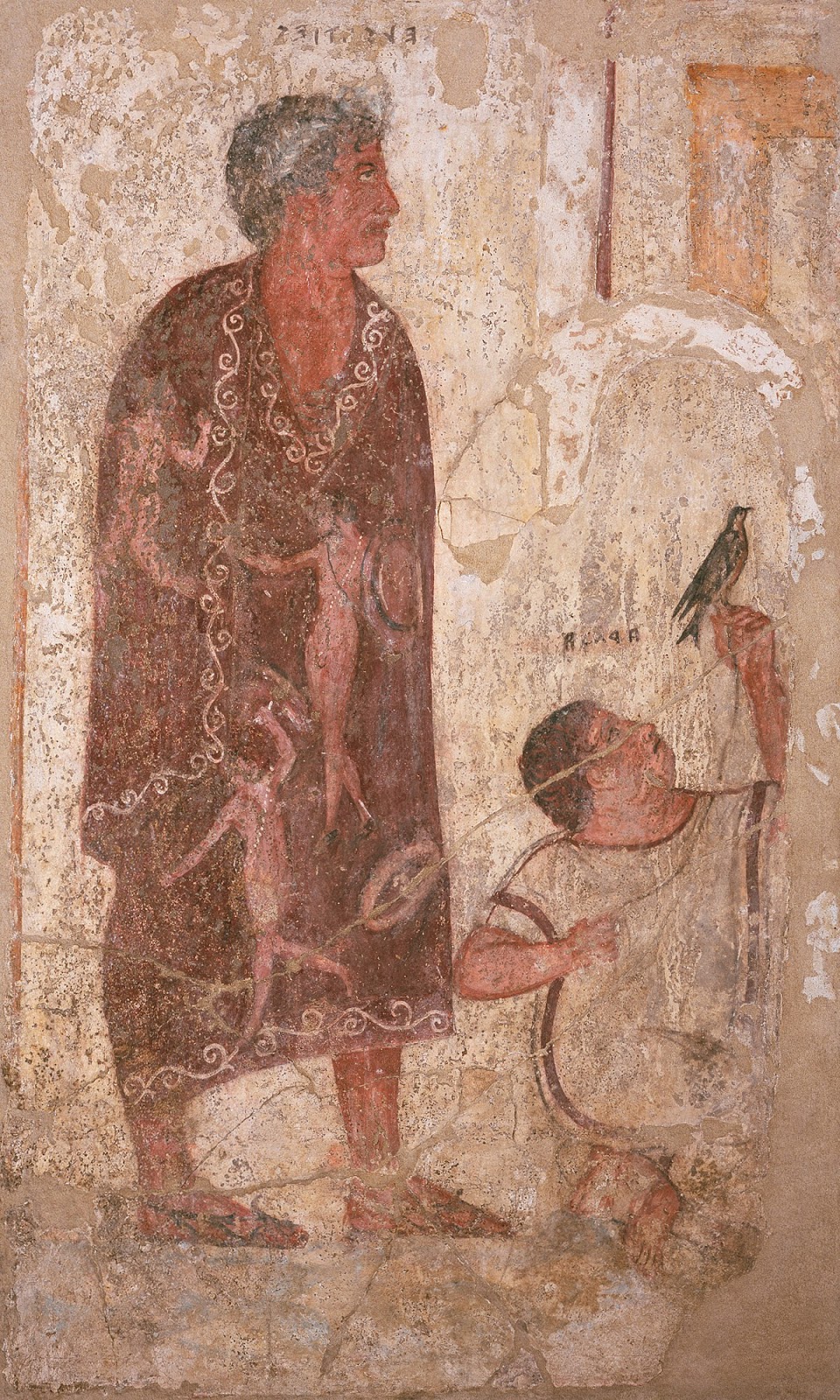 Etruscan Frescoes From The Francois Tomb Now In The Villa Albani In Rom