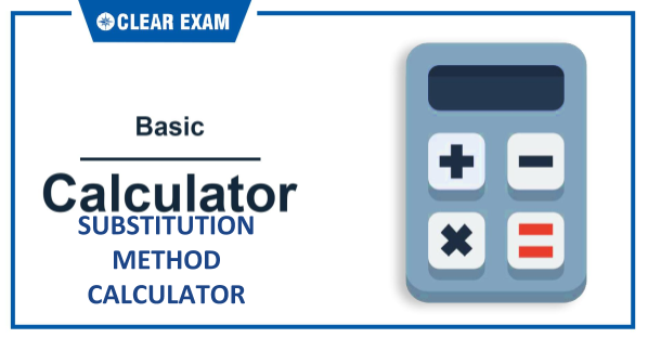 Substitution Method Calculator