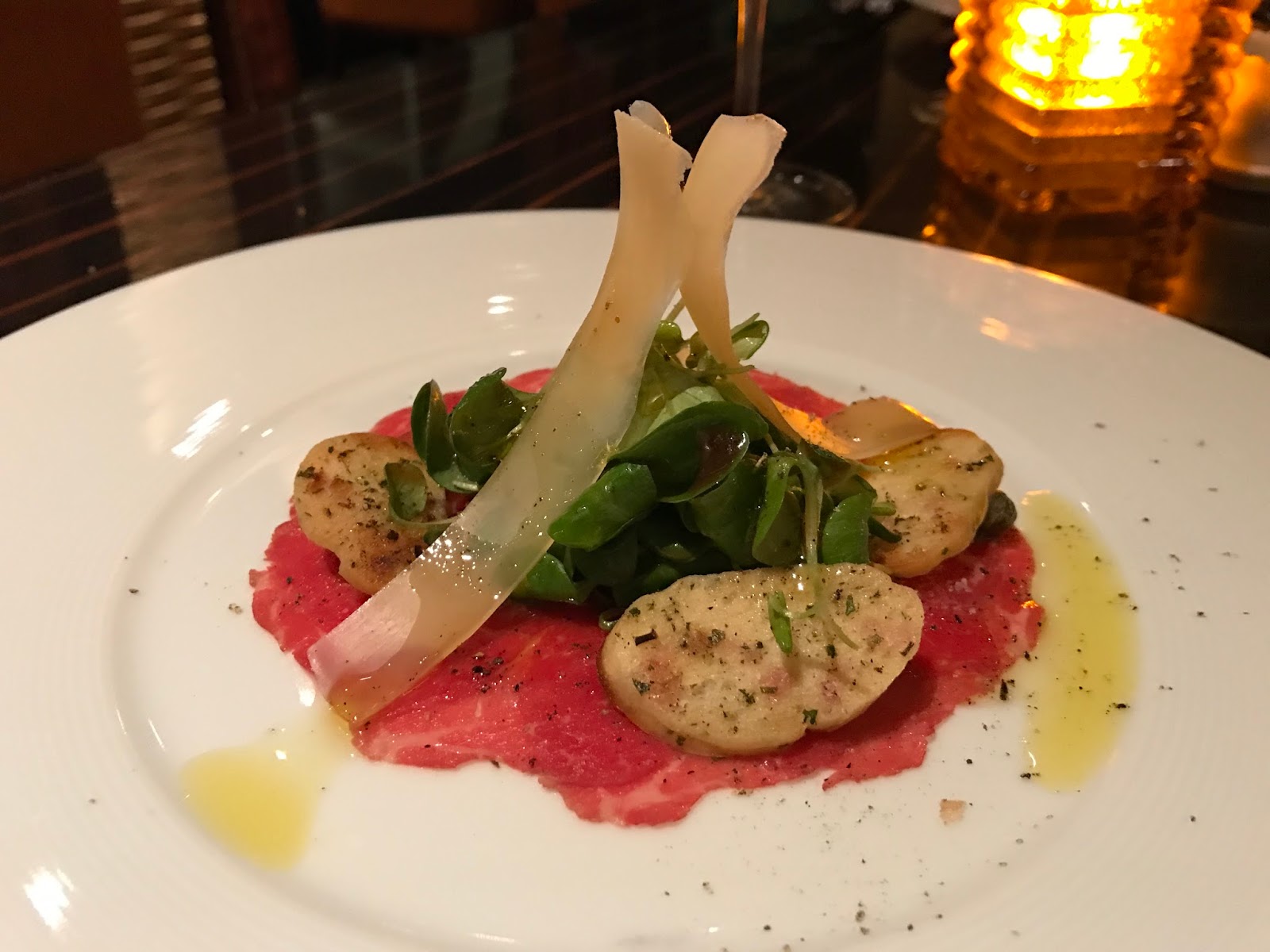 Fahrenheit 555 Steakhouse Review on Carnival Vista | I Run For Wine