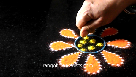 New Innovative rangoli designs with bangles
