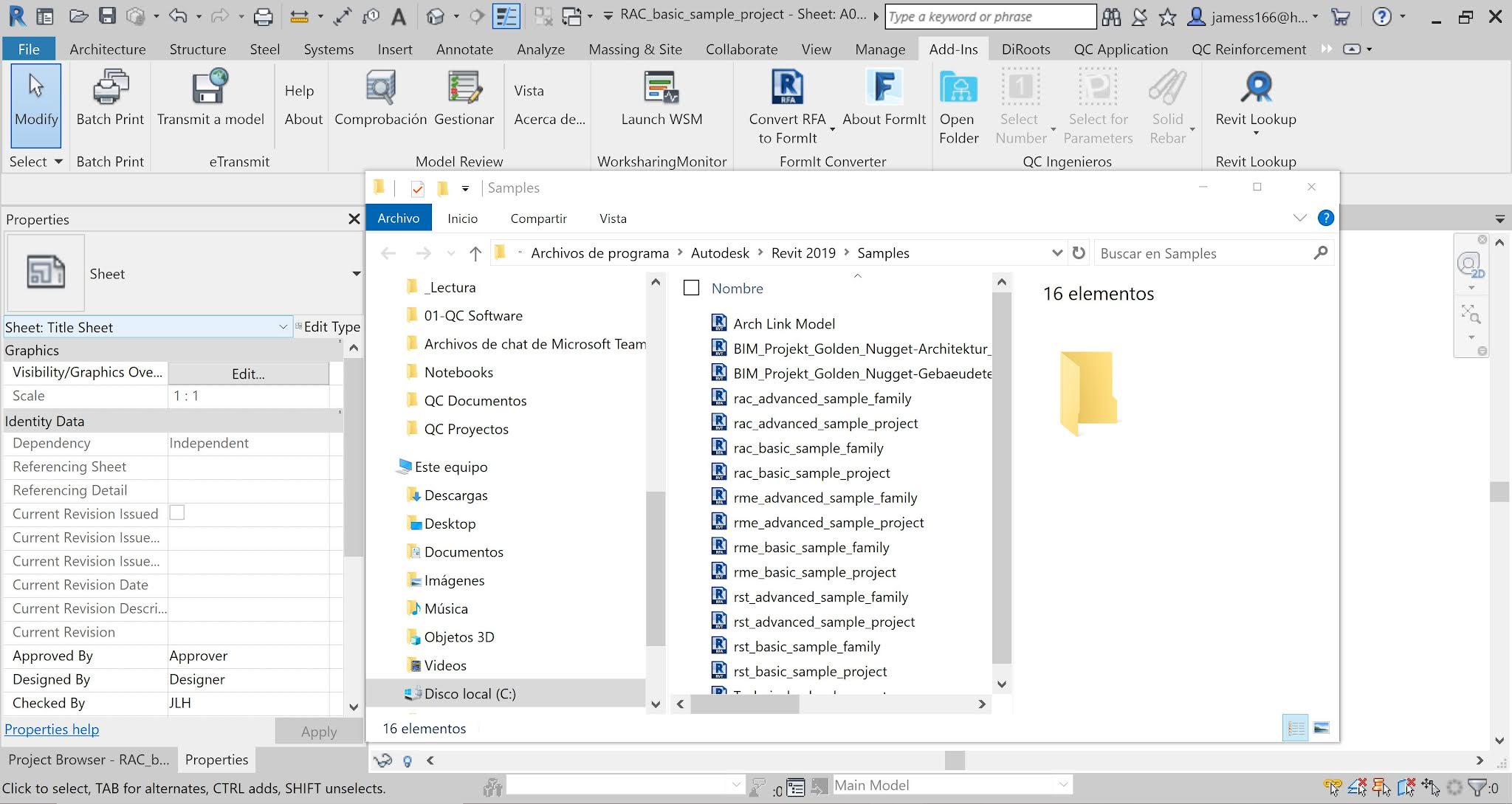 Revit Add-Ons: Free Open Model Folder