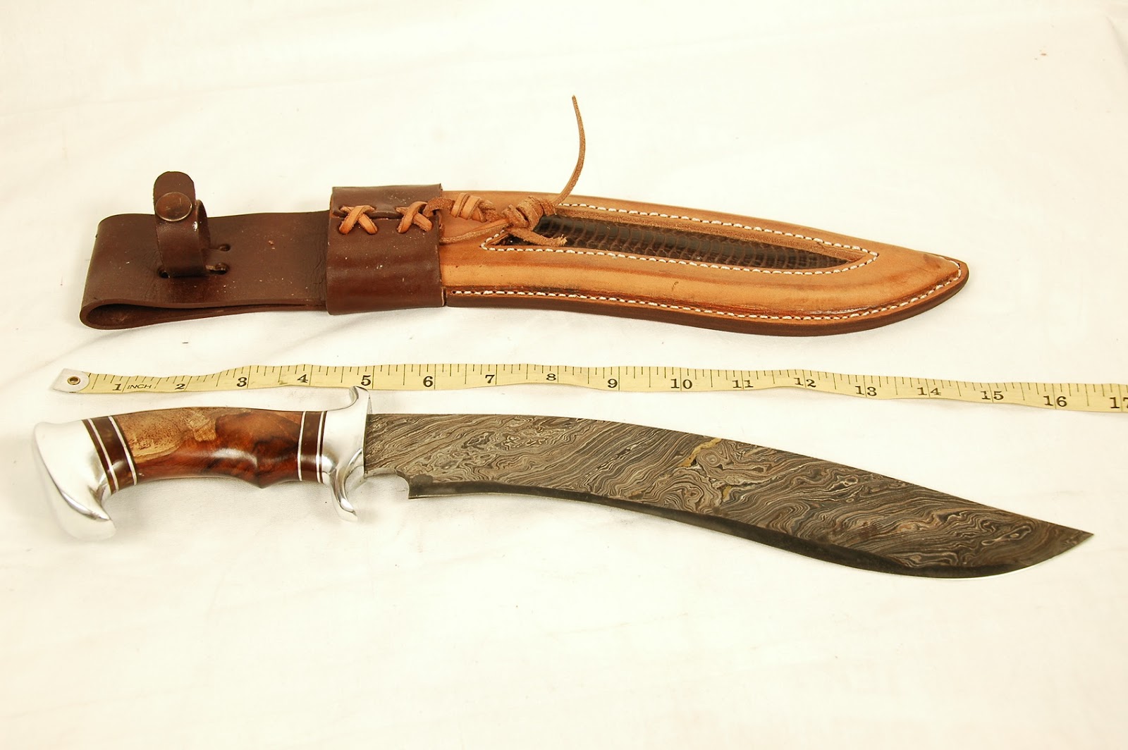 Indonesia Knives Collection: Aquila Damascus Ethnic Knife Custom ...