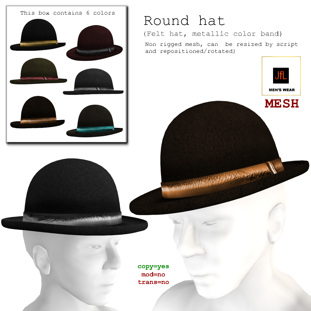 The JfL's store blog.: Round hat