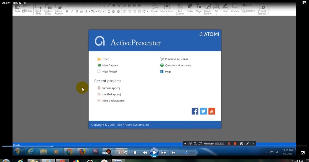tutorial dokter sepeda 99: CARA MENGGUNAKAN ACTIVE PRESENTER BAGI PEMULA