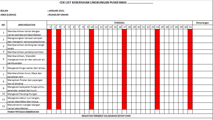 Contoh Checklist Kebersihan Ingat Sekolah My XXX Hot Girl contoh-checklist-kebersihan-ingat-sekolah-my-xxx-hot-girl