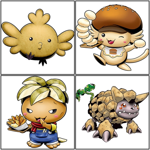 [Linhas Evolutivas] Potamon from Jyagamon ~ MEU×DIGIMON