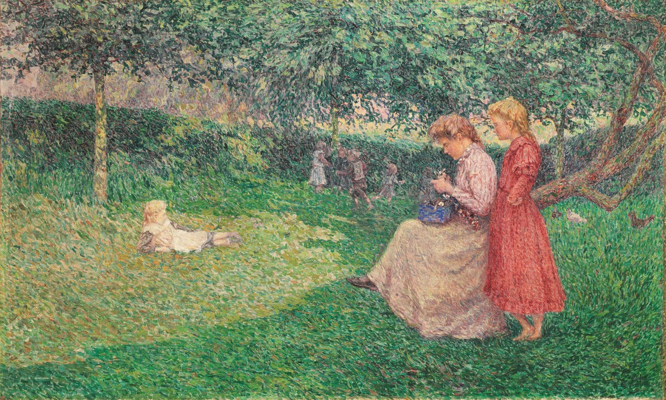 Modest Huys (1874-1932) | Luminist painter | Masterpiece | Tutt'Art@