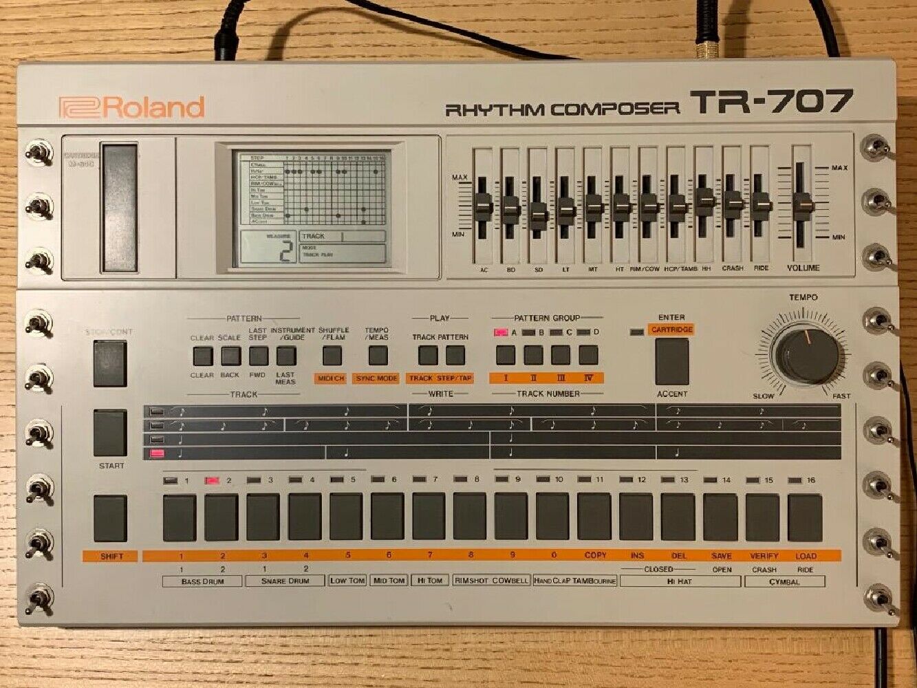 MATRIXSYNTH: Alien Devices Modded Roland TR-707 Analog Drum Rhythm ...