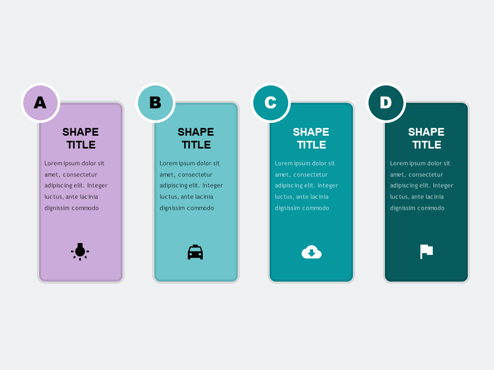 Point Letter Contents Box PowerPoint Templates - PowerPoint Free