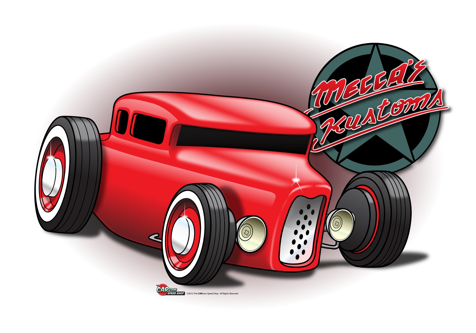 Mecca's Kustom Garage: Novo Logo by The Cartoon Speed Shop