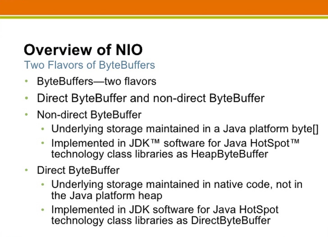Difference Between Direct Non Direct And Mapped Bytebuffer In Java